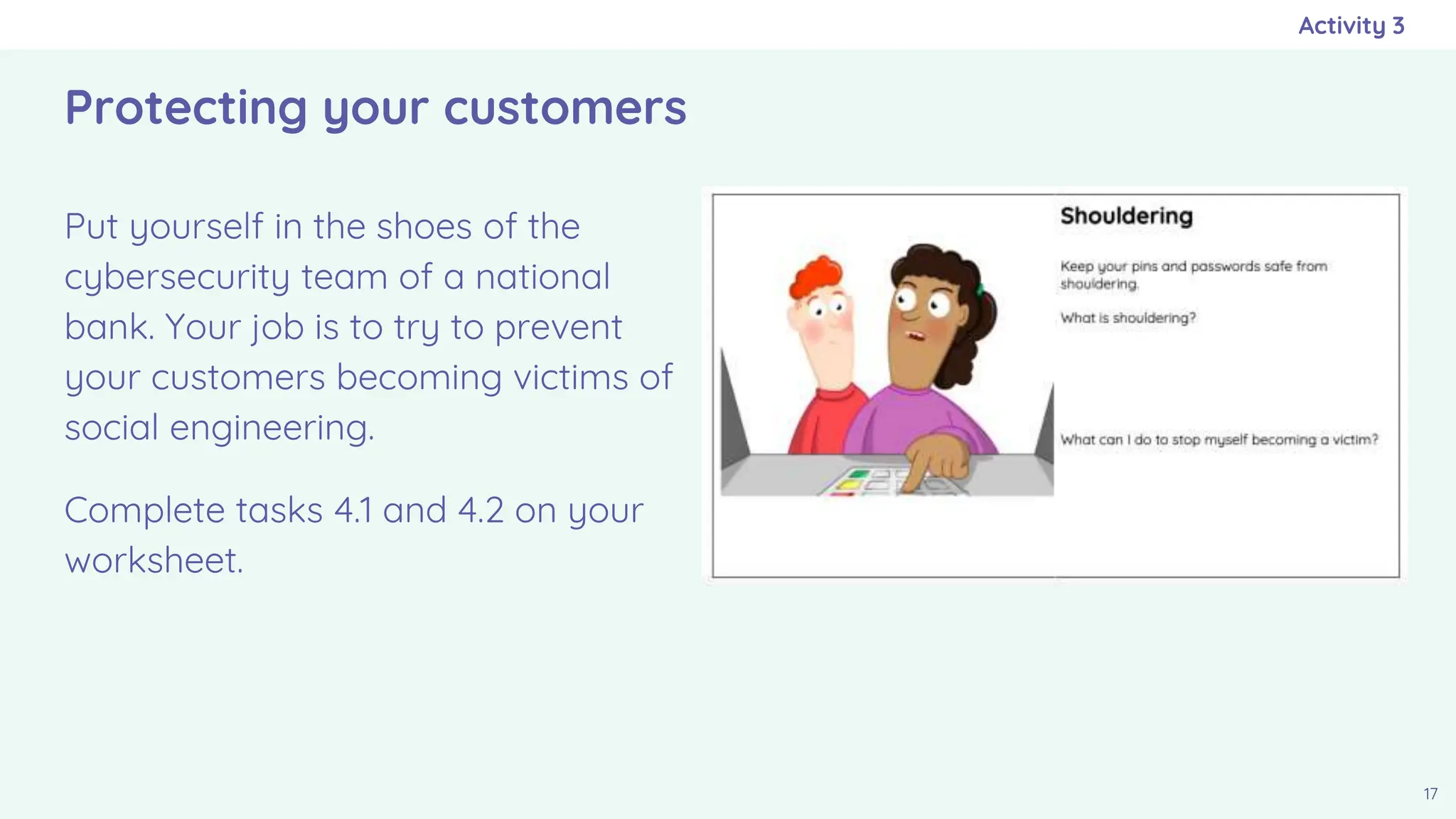 L2 Slides – Cyber security- social engineering year 9. | PPTX