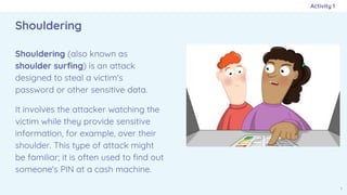 L2 Slides – Cyber security- social engineering year 9. | PPTX