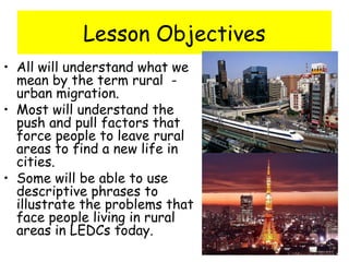 L2 the causes of urbanisation | PPT