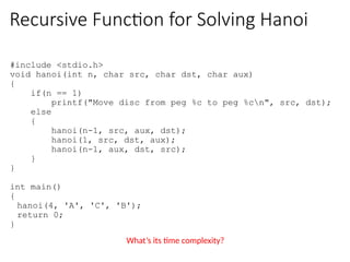 L2 Time Complexity Recursive Function Pptx