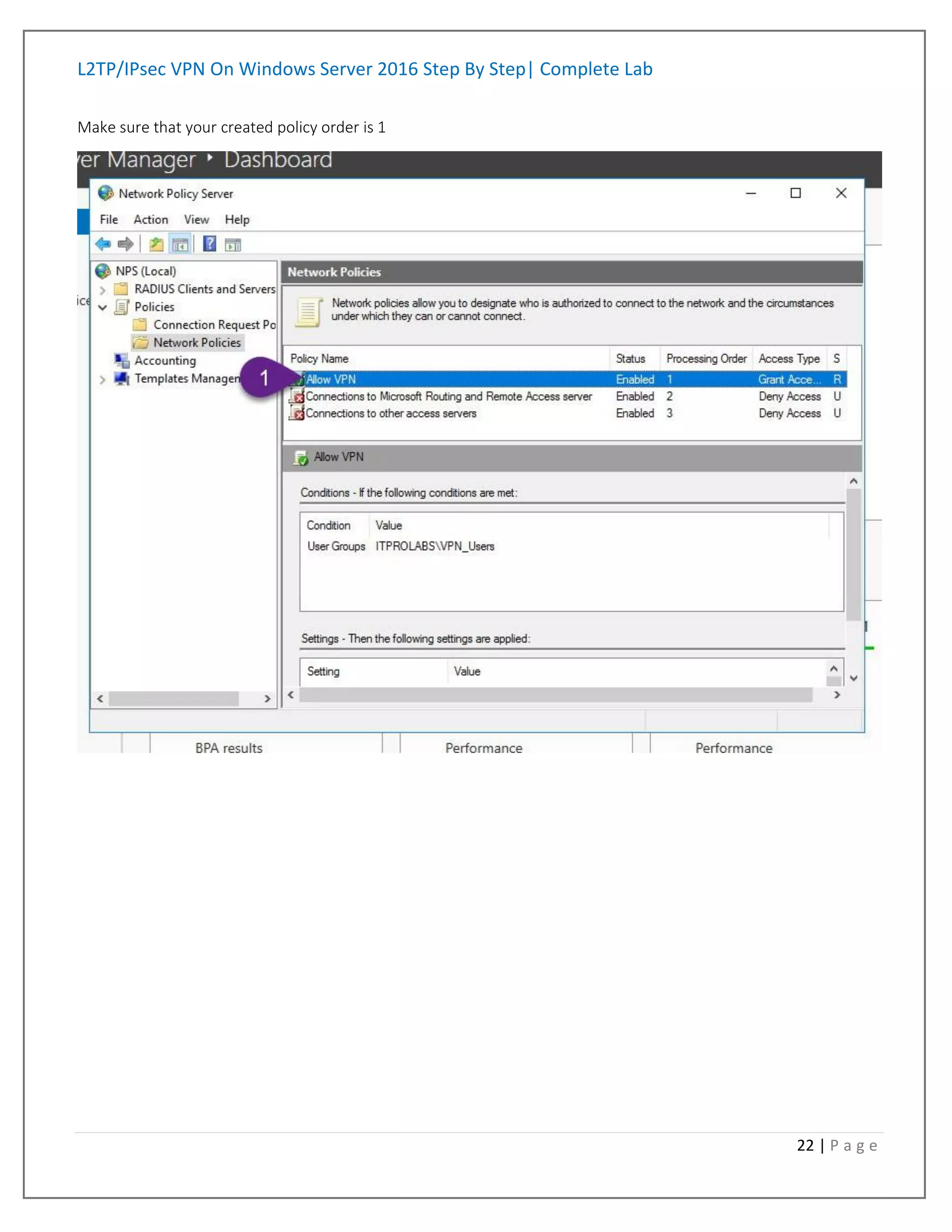 L2 tp i-psec vpn on windows server 2016 step by step | PDF