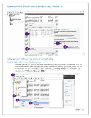 L2 tp i-psec vpn on windows server 2016 step by step | PDF | Computer Networking | Computing