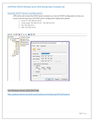 L2 tp i-psec vpn on windows server 2016 step by step | PDF | Computer Networking | Computing