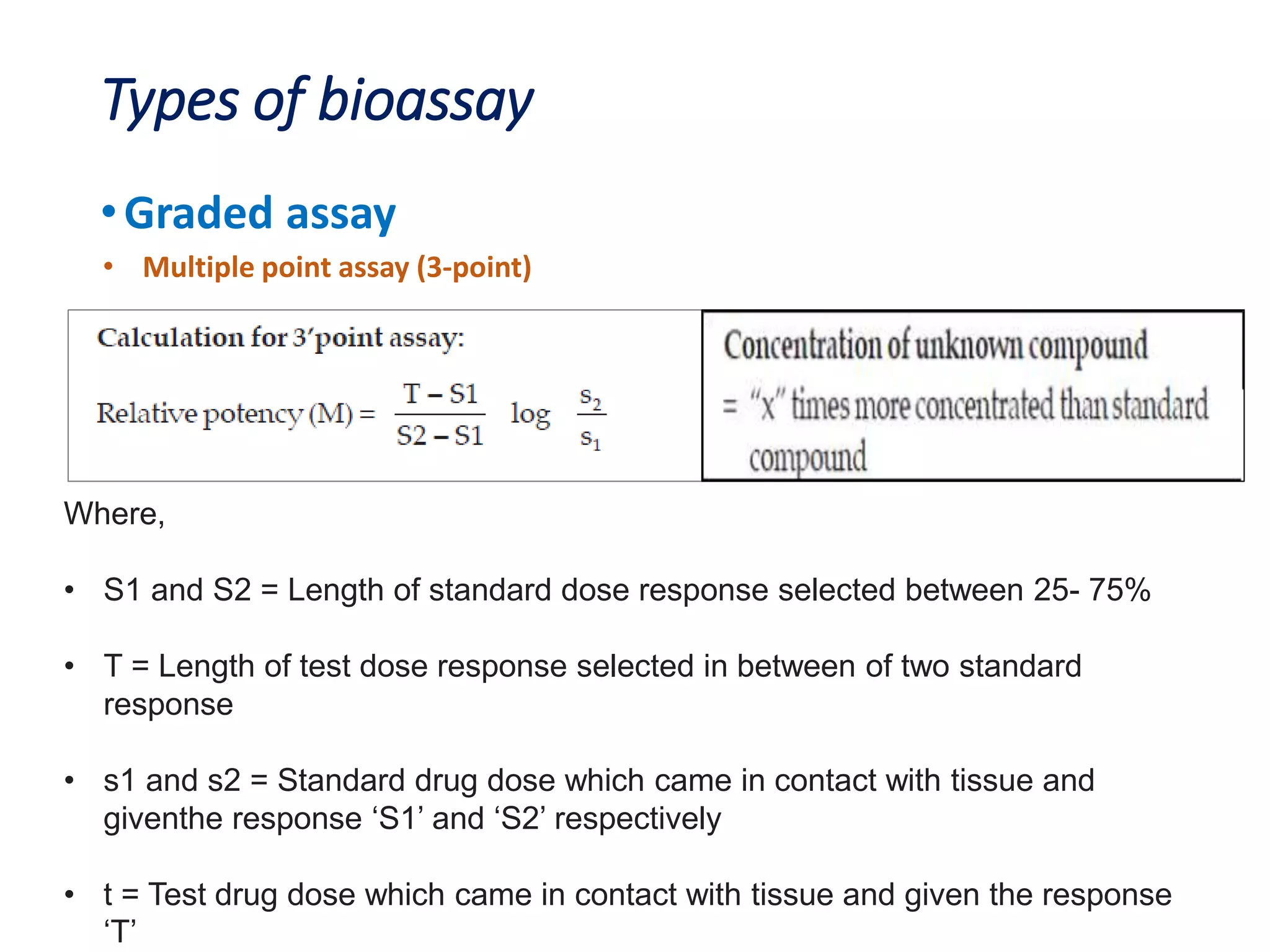 Type of bioassays | PPTX