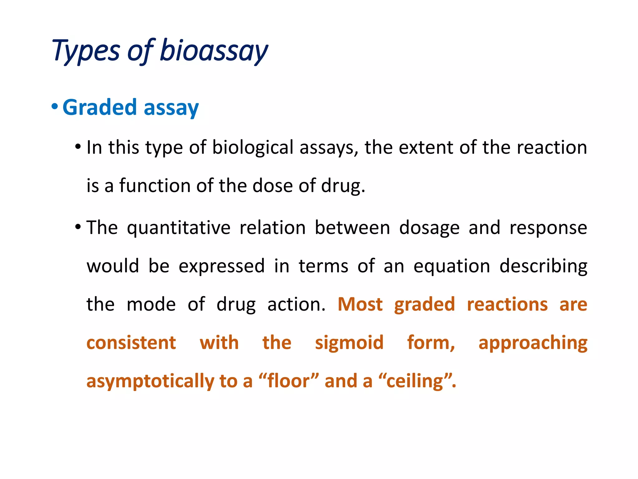 Type of bioassays | PPTX