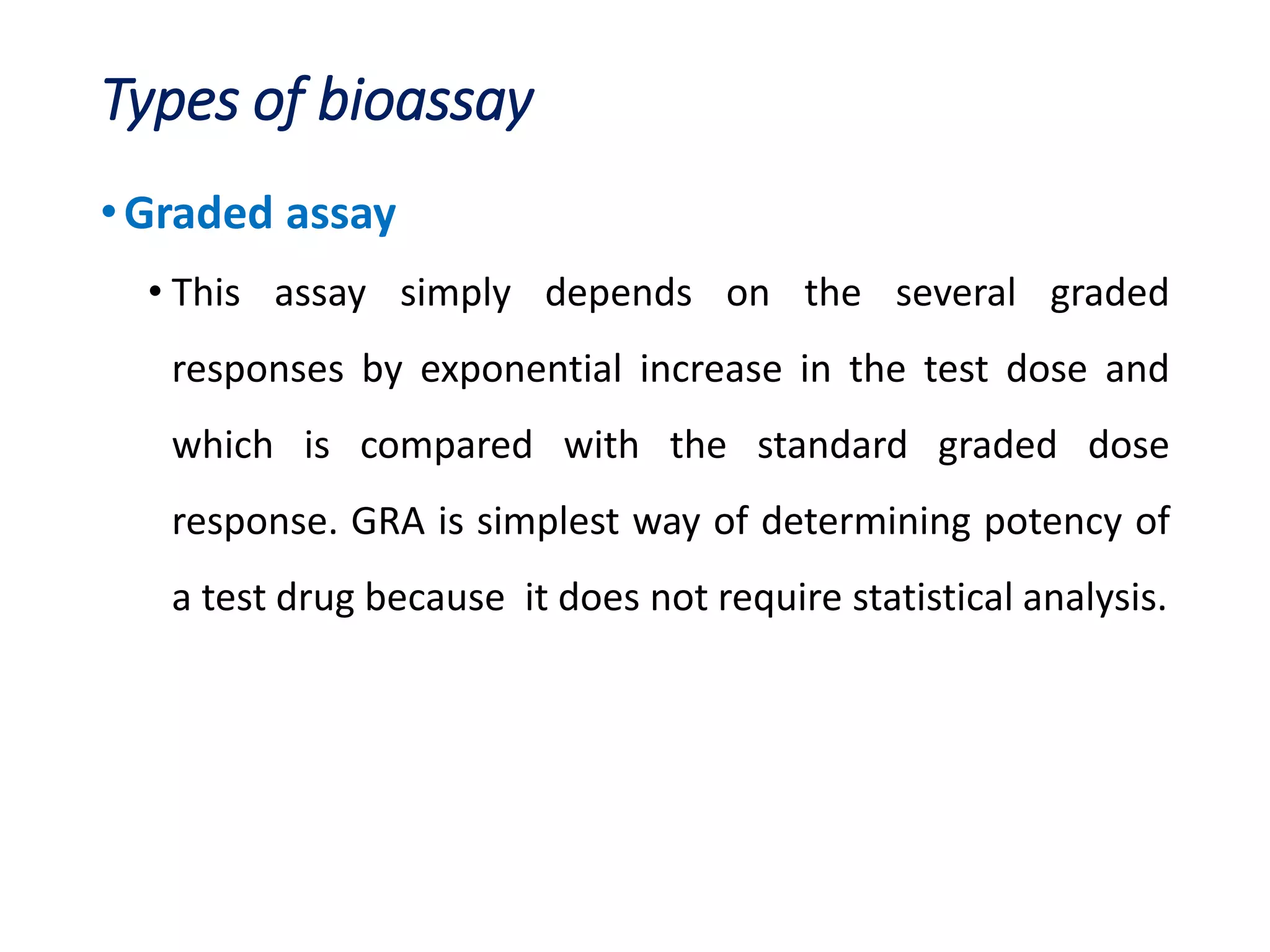 Type of bioassays | PPTX