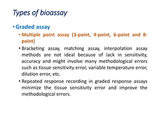 Type of bioassays | PPTX
