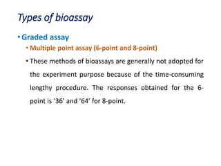 Type of bioassays | PPTX