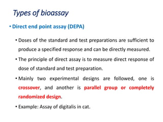 Type of bioassays | PPTX