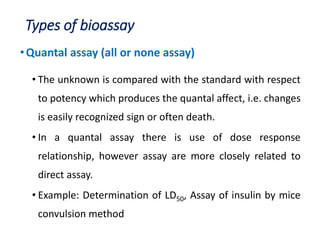 Type of bioassays | PPTX