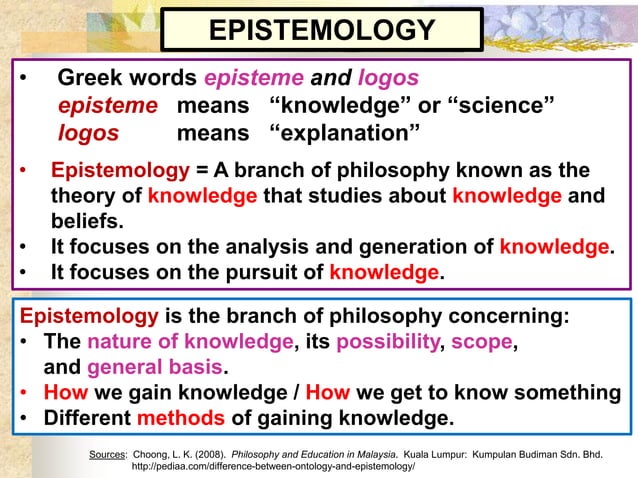 L2_Viewpoints of Islamic, Western and Eastern Philosophers on Knowledge ...