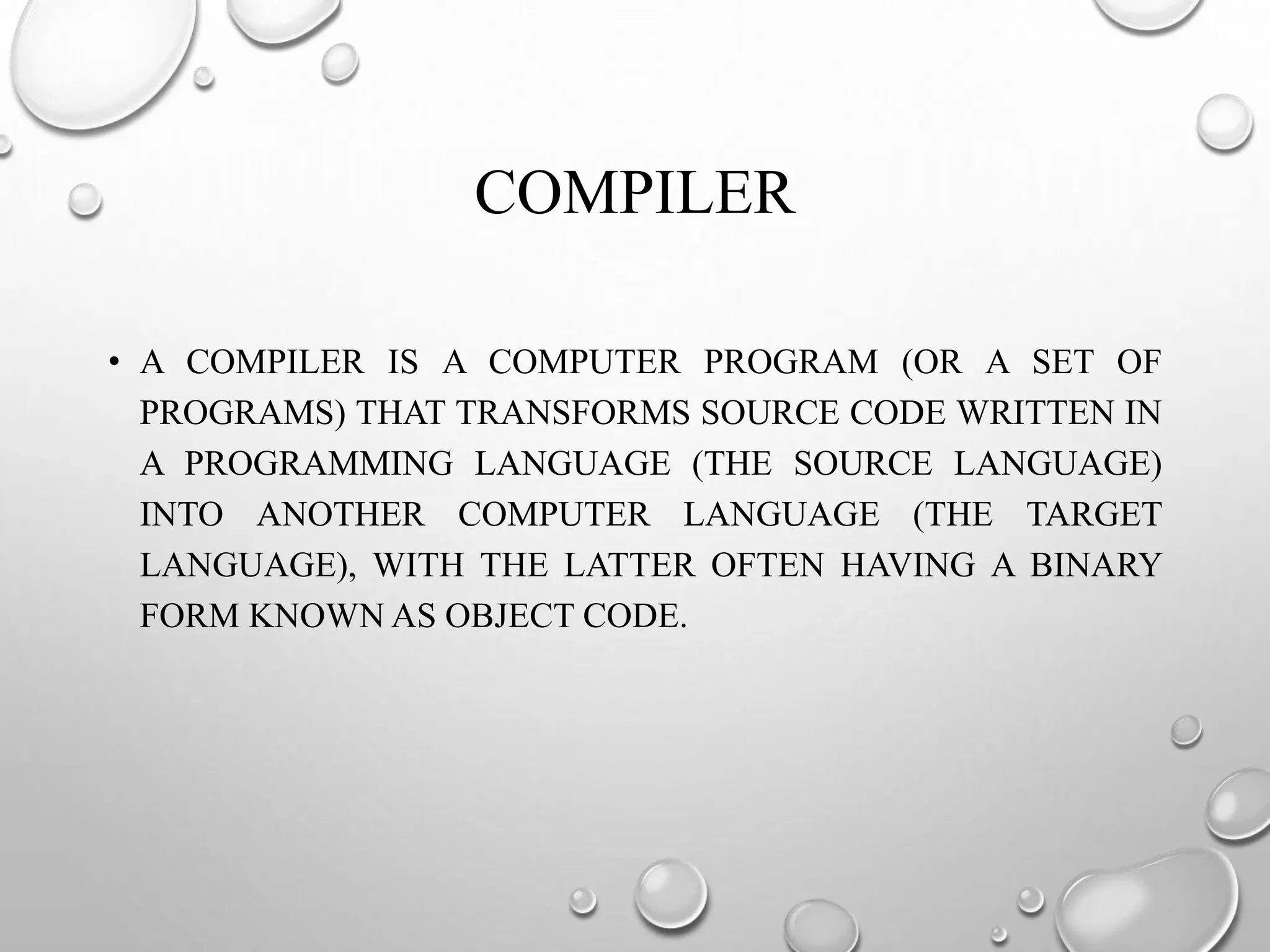 Basics of computer/Basics of Progrmming | PPT