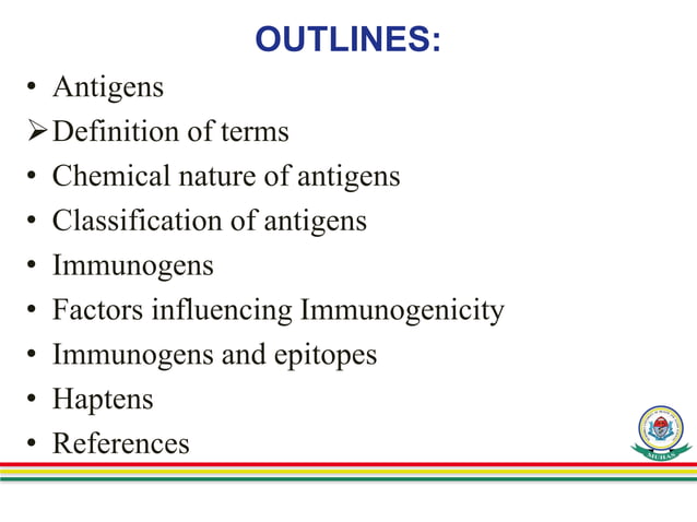 L3.0 Antigen,Hapten and Immunogen.pptx | Chemistry | Science