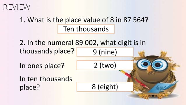 Grade 4 lesson about Place Value and Value.pptx | Science