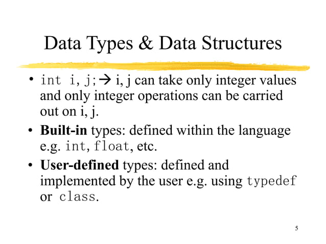 Introduction to Data Structure and Algorithms | PPT