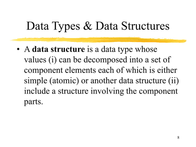 Introduction to Data Structure and Algorithms | PPT