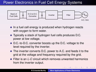 Lecture-3 : More Applications of Power Electronics | PDF