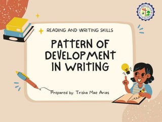 L3- continuation- Patterns of Development in writing.pptx