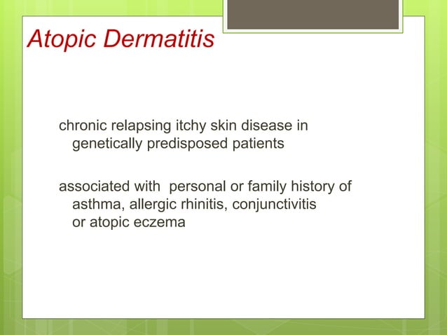 L3-Dermatitis - eczema and related disorder | PPT