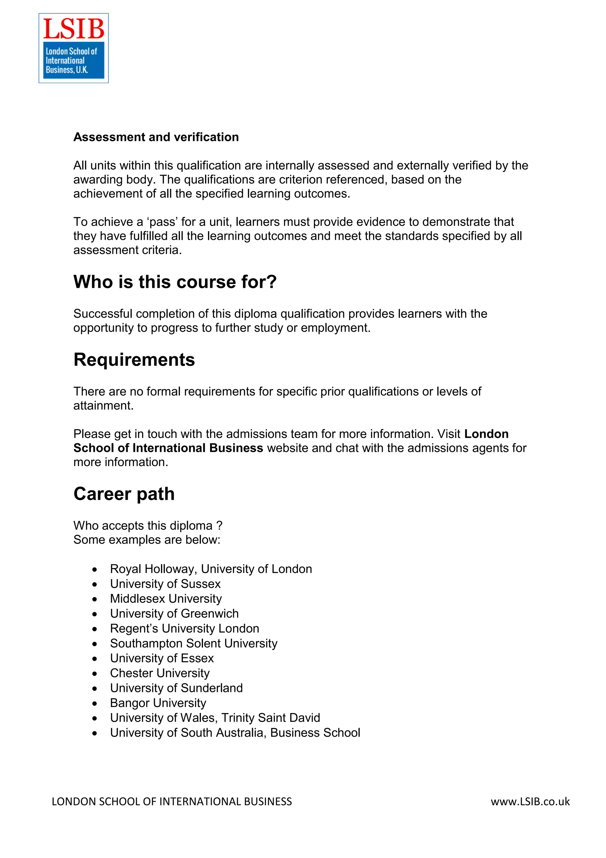 Level 3 Diploma In Pre U Foundation Studies | PDF