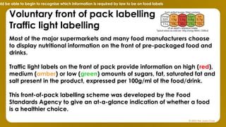 JOF - Food product labelling - The Journey of Food | PPTX | Desserts ...