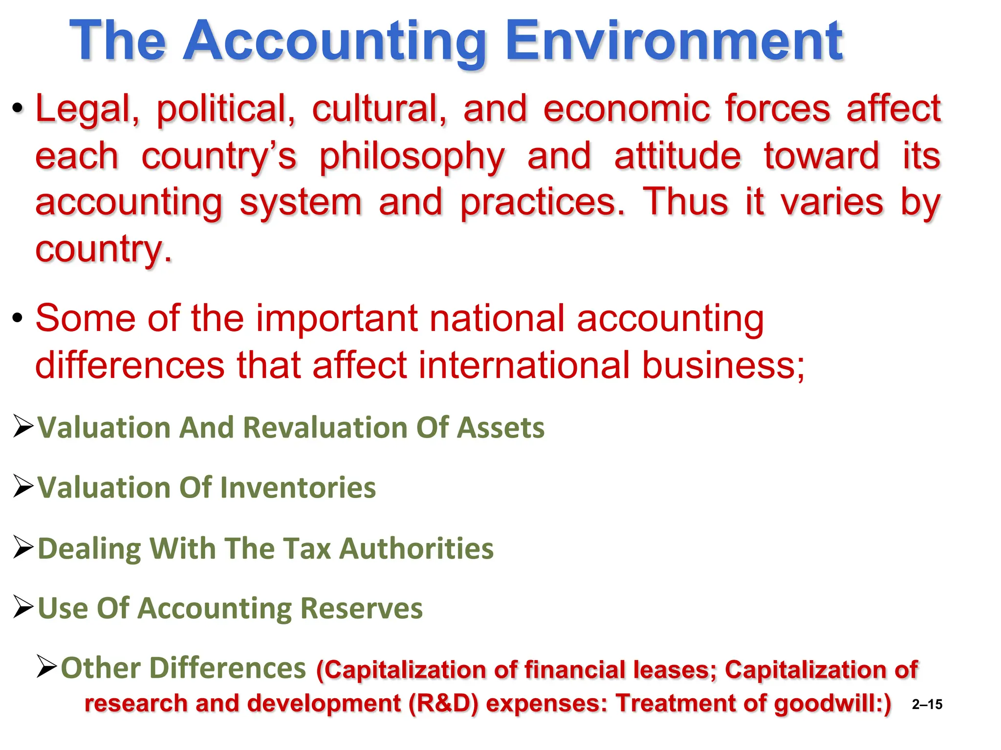 Legal, Technological, Accounting, and Political Environments | PDF