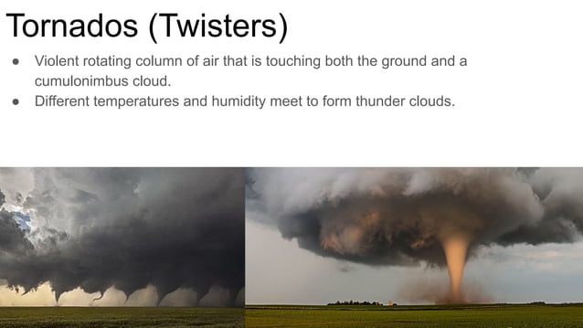 Types of natural disasters and their effects on people and the earth | PPT