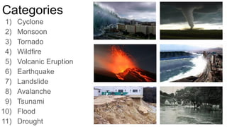 Types of natural disasters and their effects on people and the earth | PDF