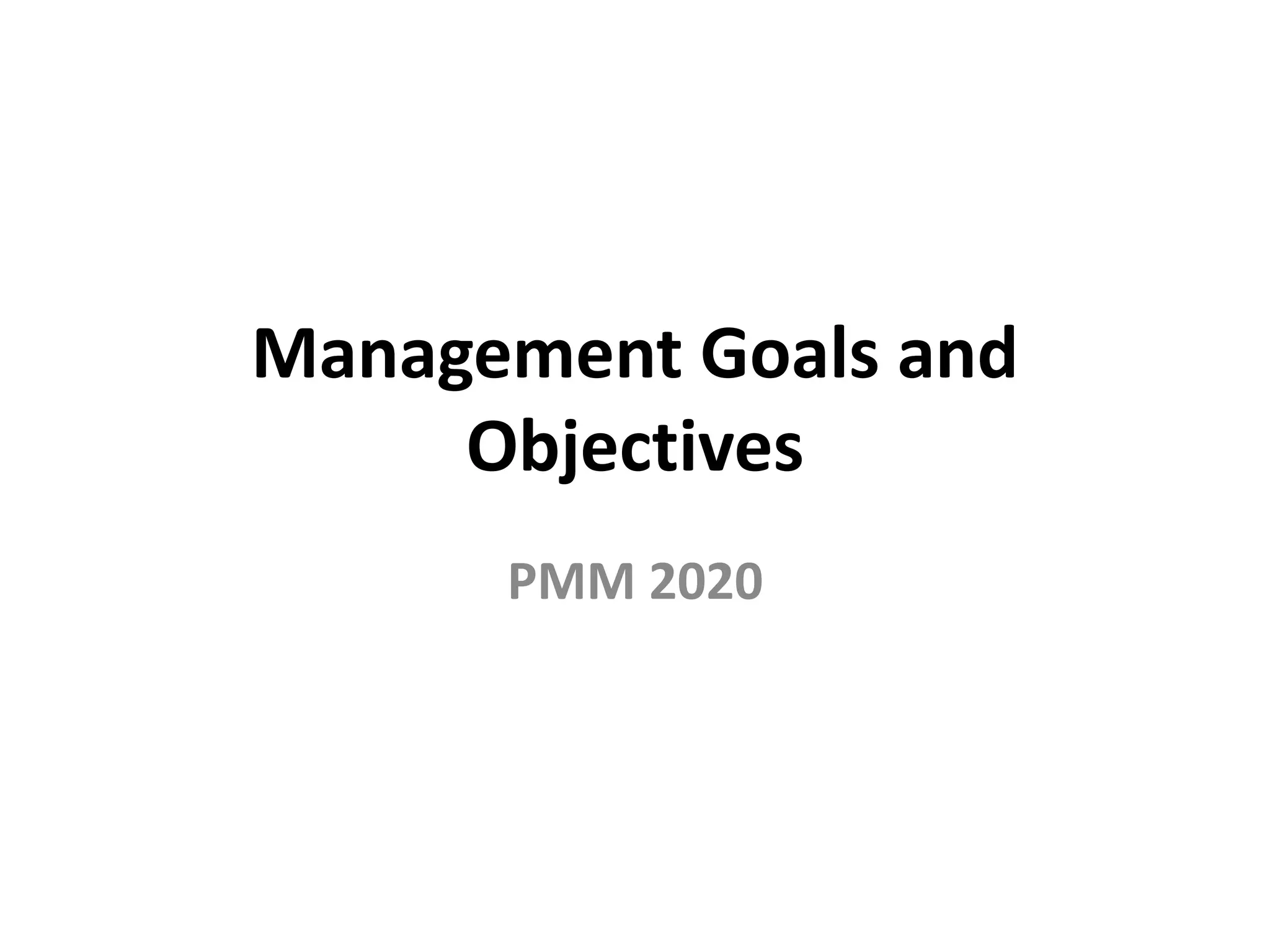 L 3 - Management goals and objectives.ppt