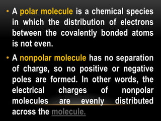 L3-MOLECULAR POLARITY.pptx | Chemistry | Science