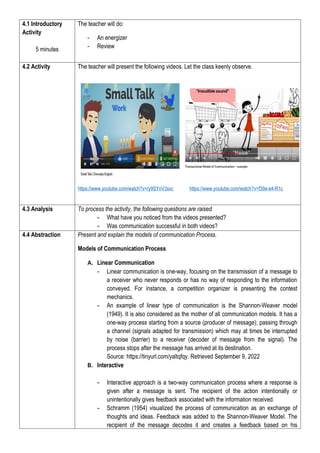 Grade 11 Oral Communication in Context Lesson 3 | DOCX