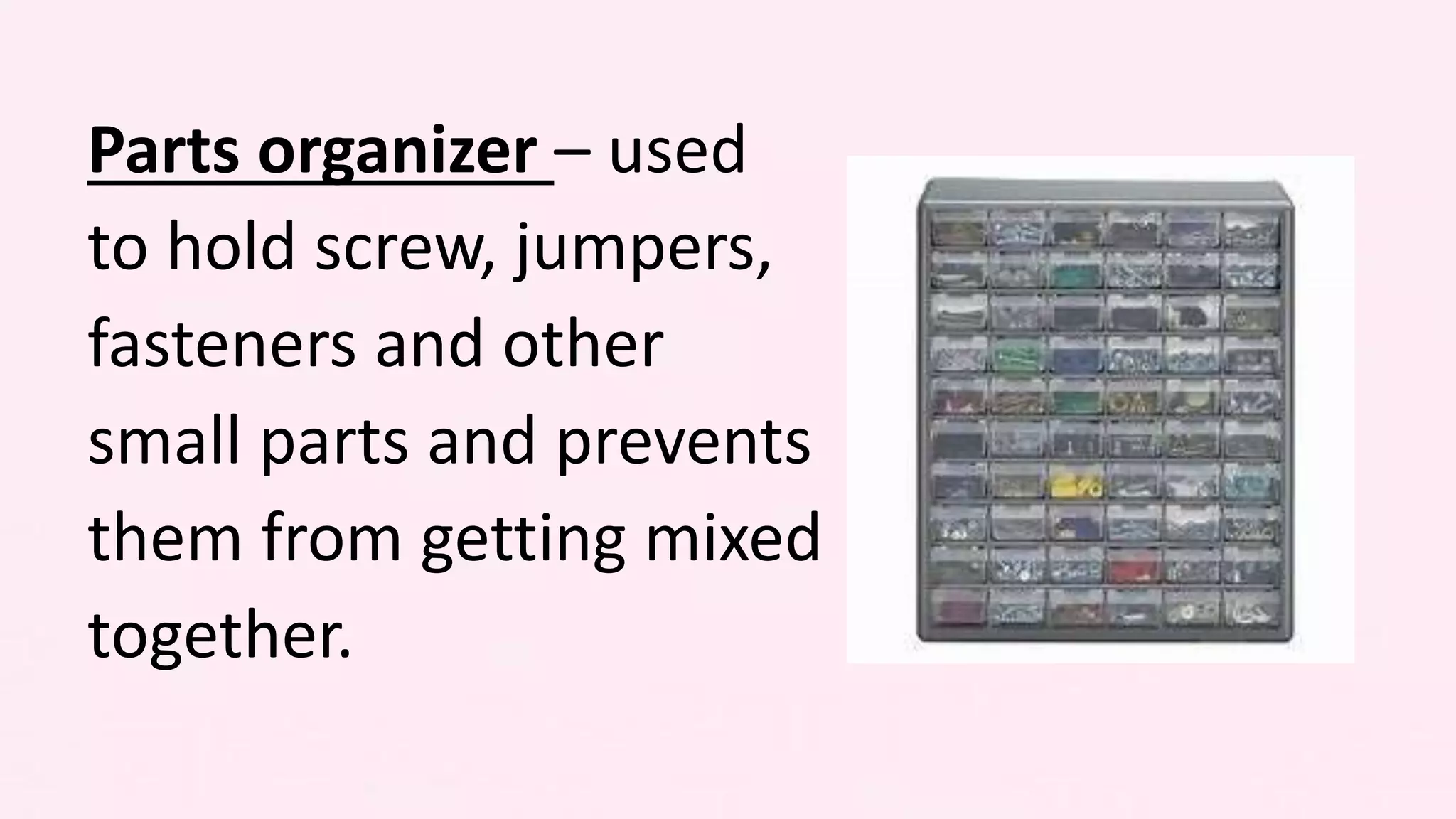 COMPUTER HARDWARE TOOLS IN CHS AND CSS | PPTX