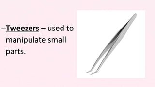 COMPUTER HARDWARE TOOLS IN CHS AND CSS | PPTX