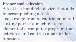 COMPUTER HARDWARE TOOLS IN CHS AND CSS | PPTX