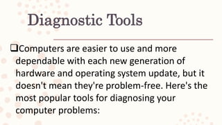 COMPUTER HARDWARE TOOLS IN CHS AND CSS | PPTX