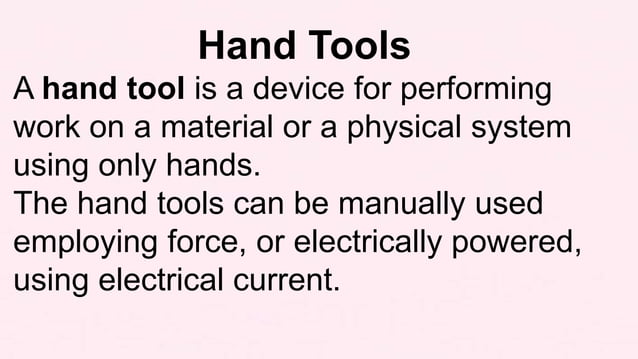 COMPUTER HARDWARE TOOLS IN CHS AND CSS | PPTX