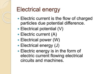 L3 unit 1 energy ( units of energy, conversion factors, classification ...