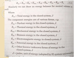 L3 unit 1 energy ( units of energy, conversion factors, classification ...