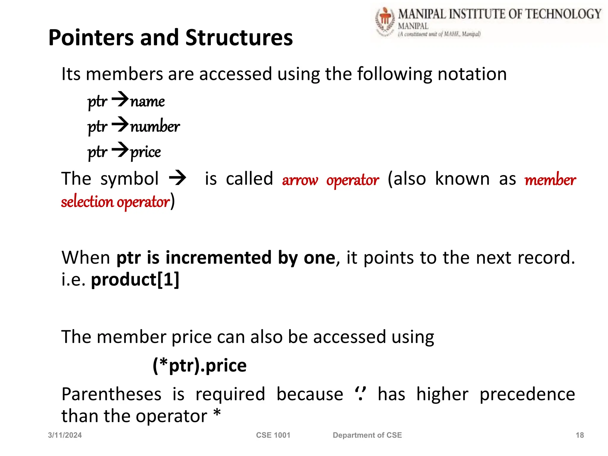 Coding - L30-L31-Array of structures.pptx | Programming Languages | Computing