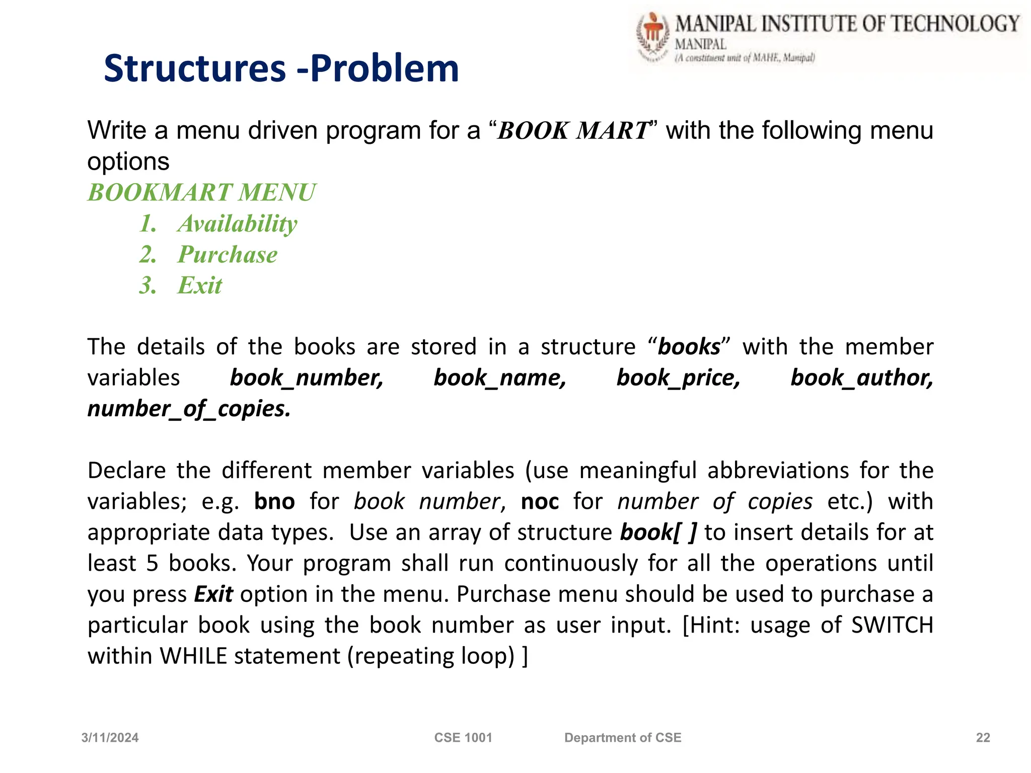 Coding - L30-L31-Array of structures.pptx