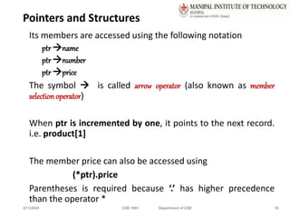 Coding - L30-L31-Array of structures.pptx | Programming Languages | Computing