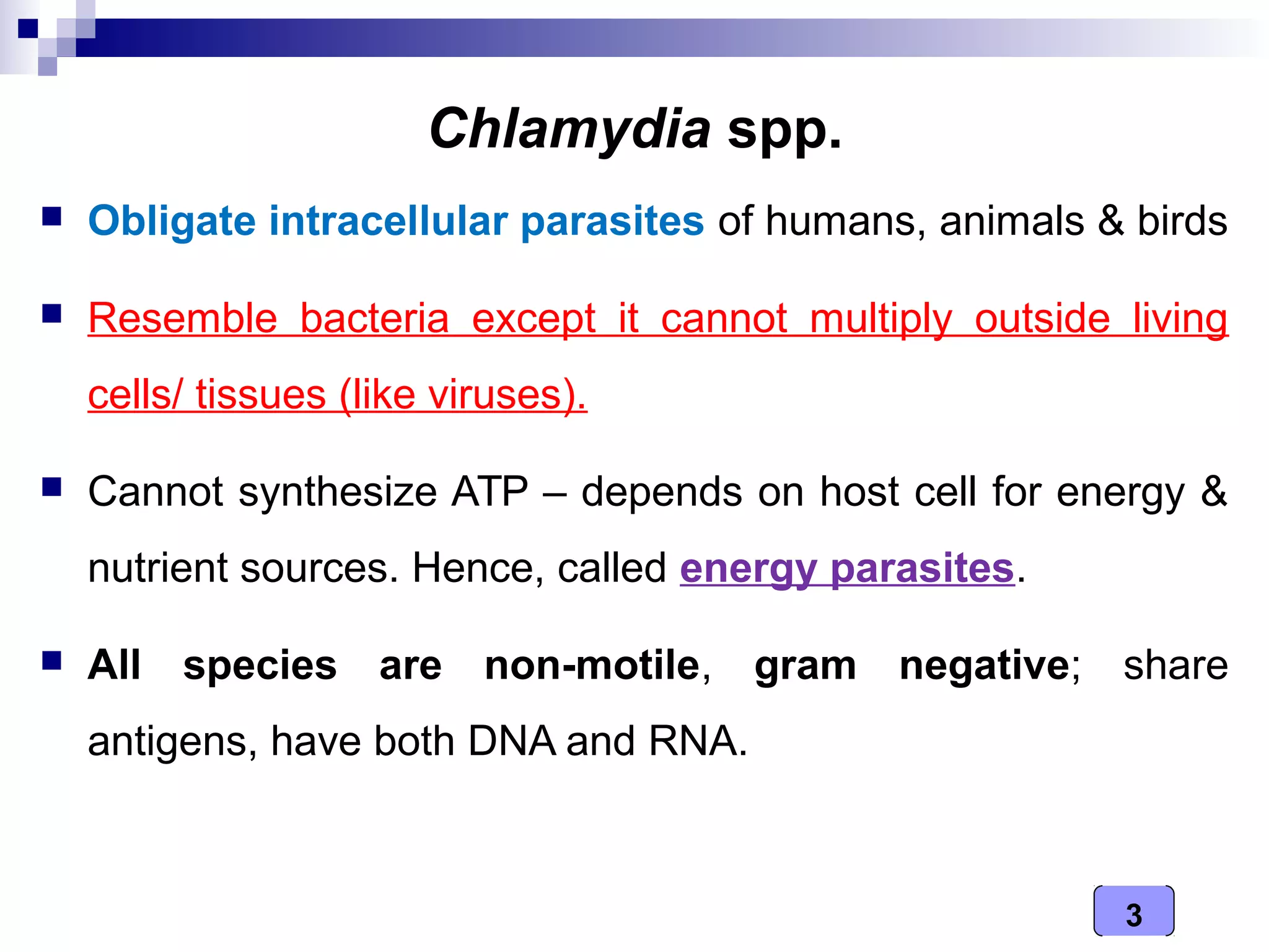 Medical Microbiology Laboratory (Chlamydia spp.) | PDF