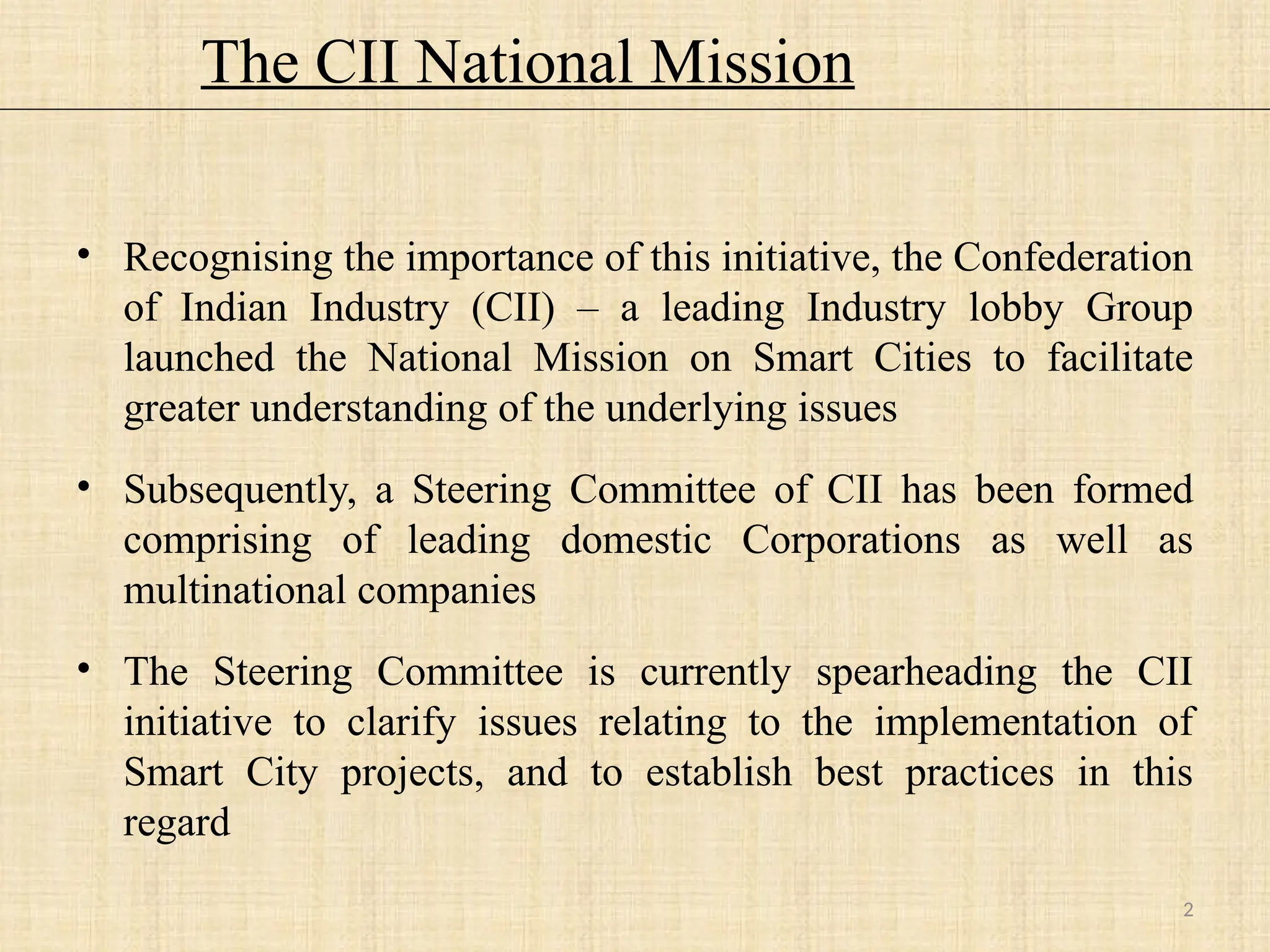 Smart city mission of India planning structure and implementation | PPT