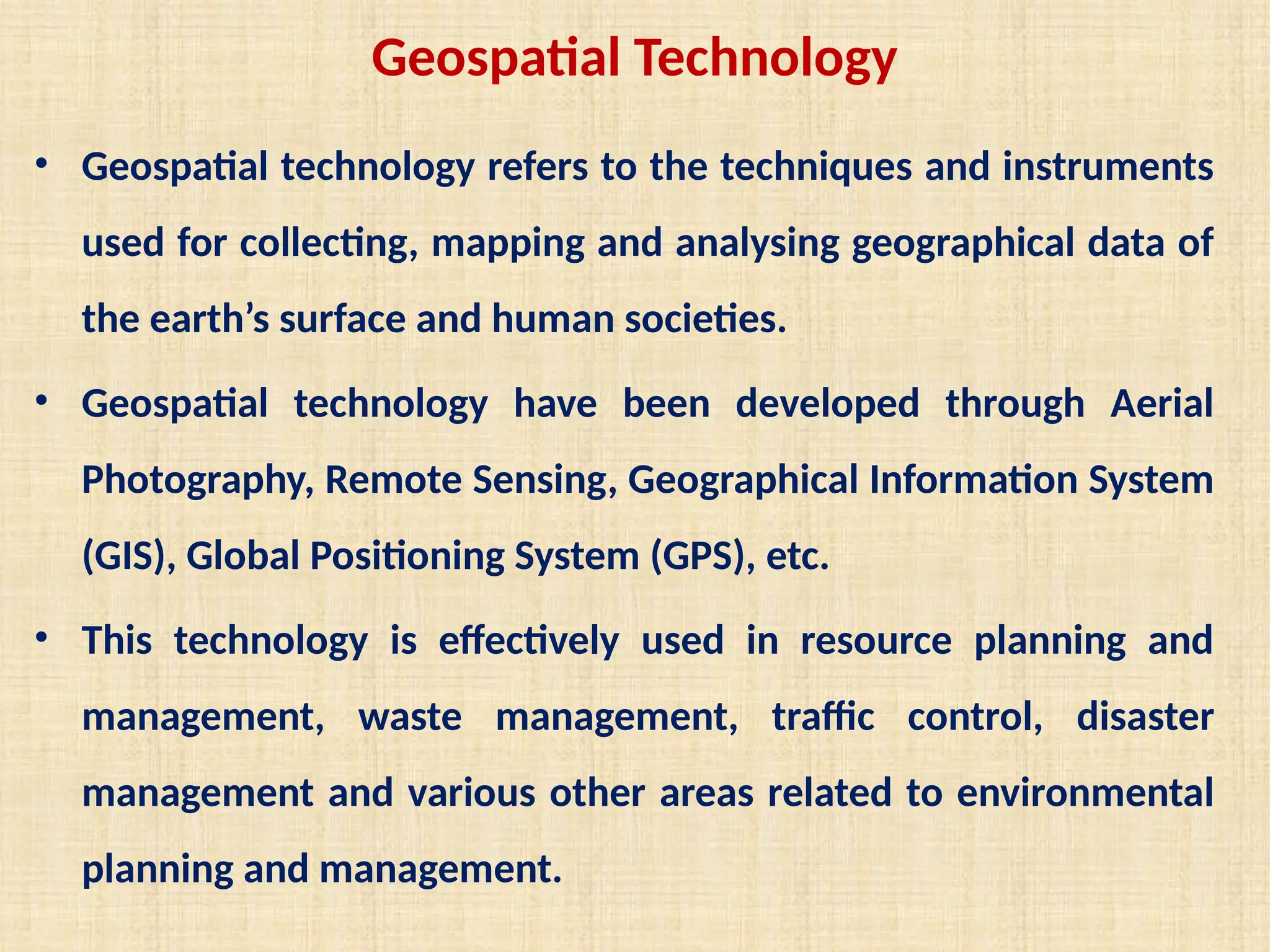 Environmental movements in India and geospatial technology and ...