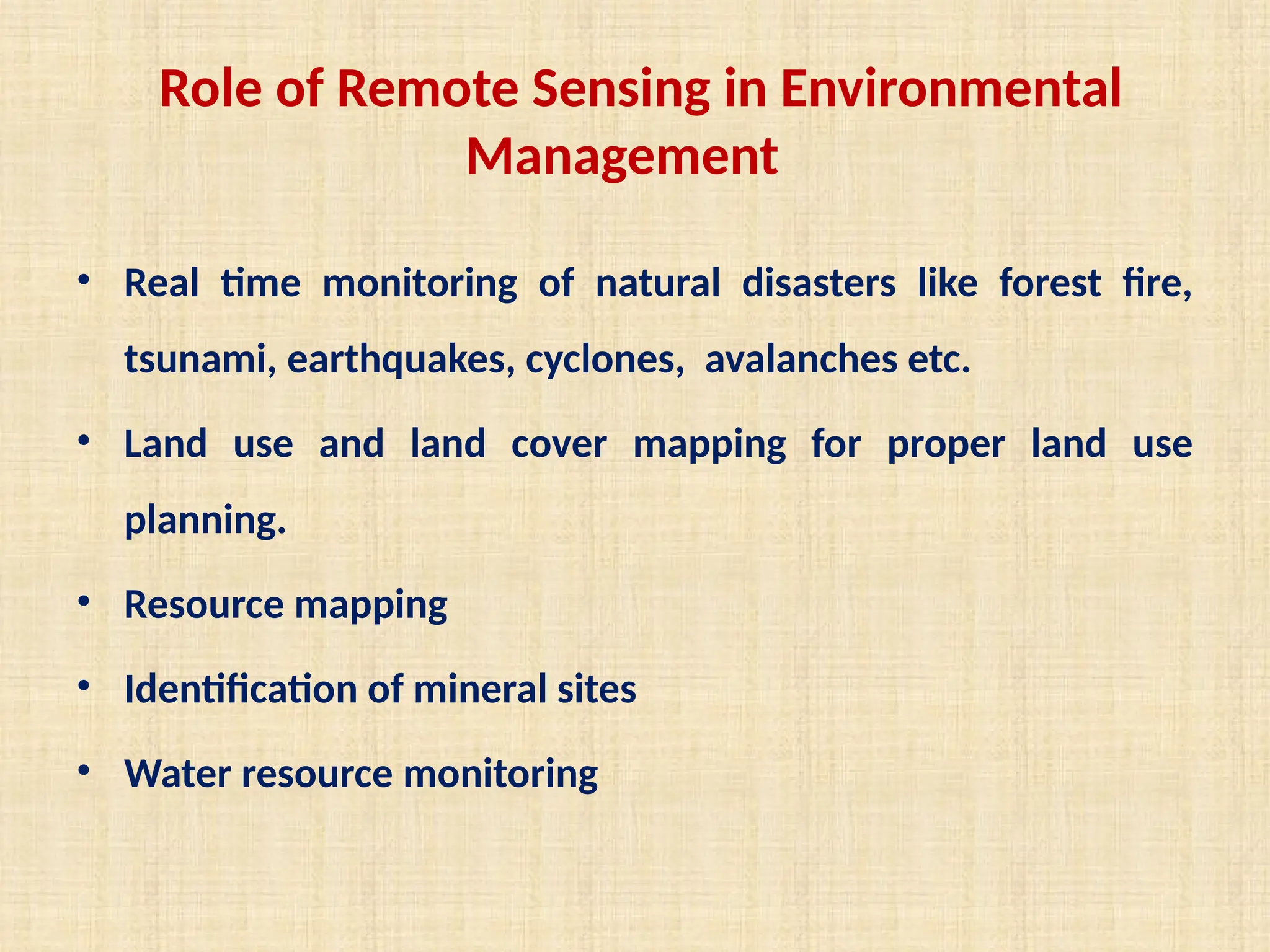 Environmental movements in India and geospatial technology and environmental management | PPTX