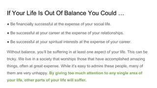Strive For Balance | PPTX | Weight Loss | Healthy Living