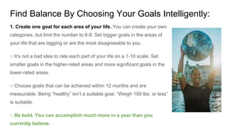 Strive For Balance | PPTX | Weight Loss | Healthy Living