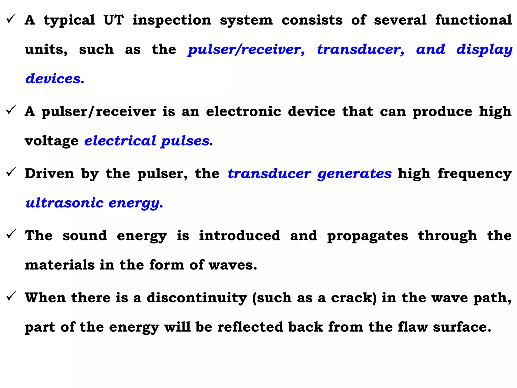L31 transmission and pulse echo method | PPTX