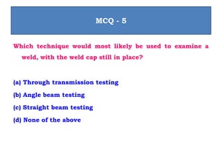 L31 transmission and pulse echo method | PPTX