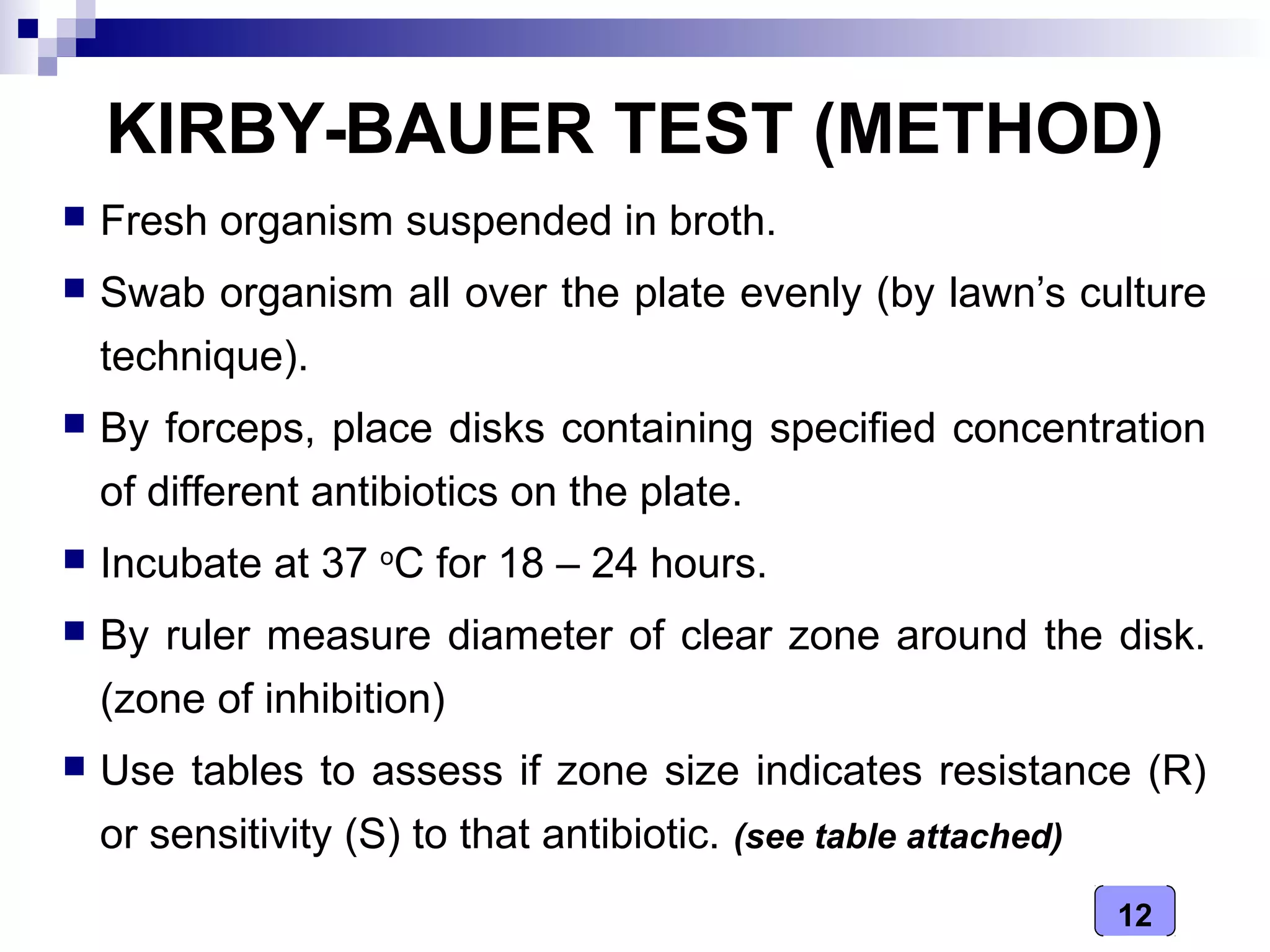 Medical Microbiology Laboratory (Antibiotics Sensitivity Testing) | PDF